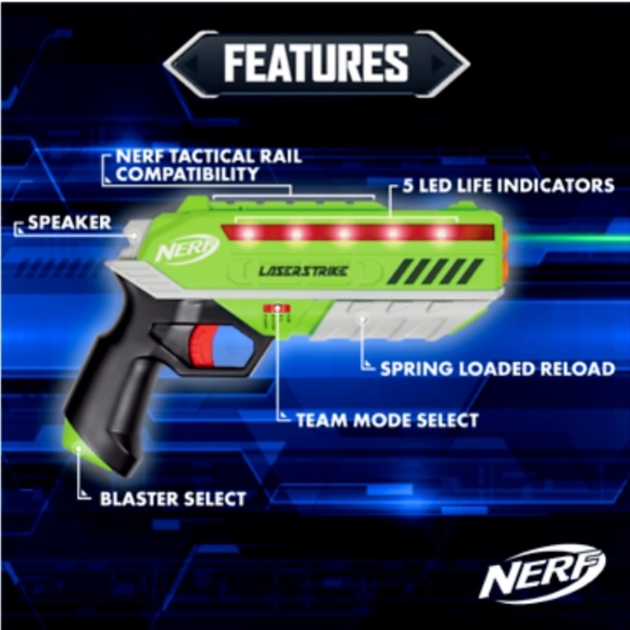Nerf | Toys | Nerf Laser Strike Laser Tag Blaster Set | Poshmark